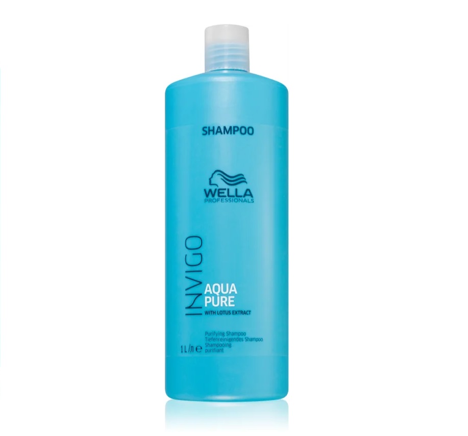 Sampon pentru par gras Wella Professionals INVIGO AQUA PURE, 1000 ml ...